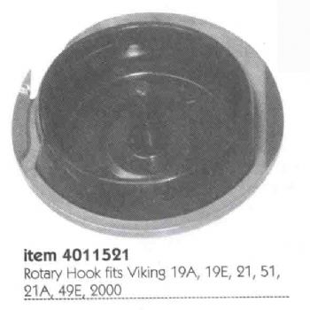 ROTARY HOOK FOR HOUSEHOLD SEWING MACHINE, 4011521 - Meta Precision ...