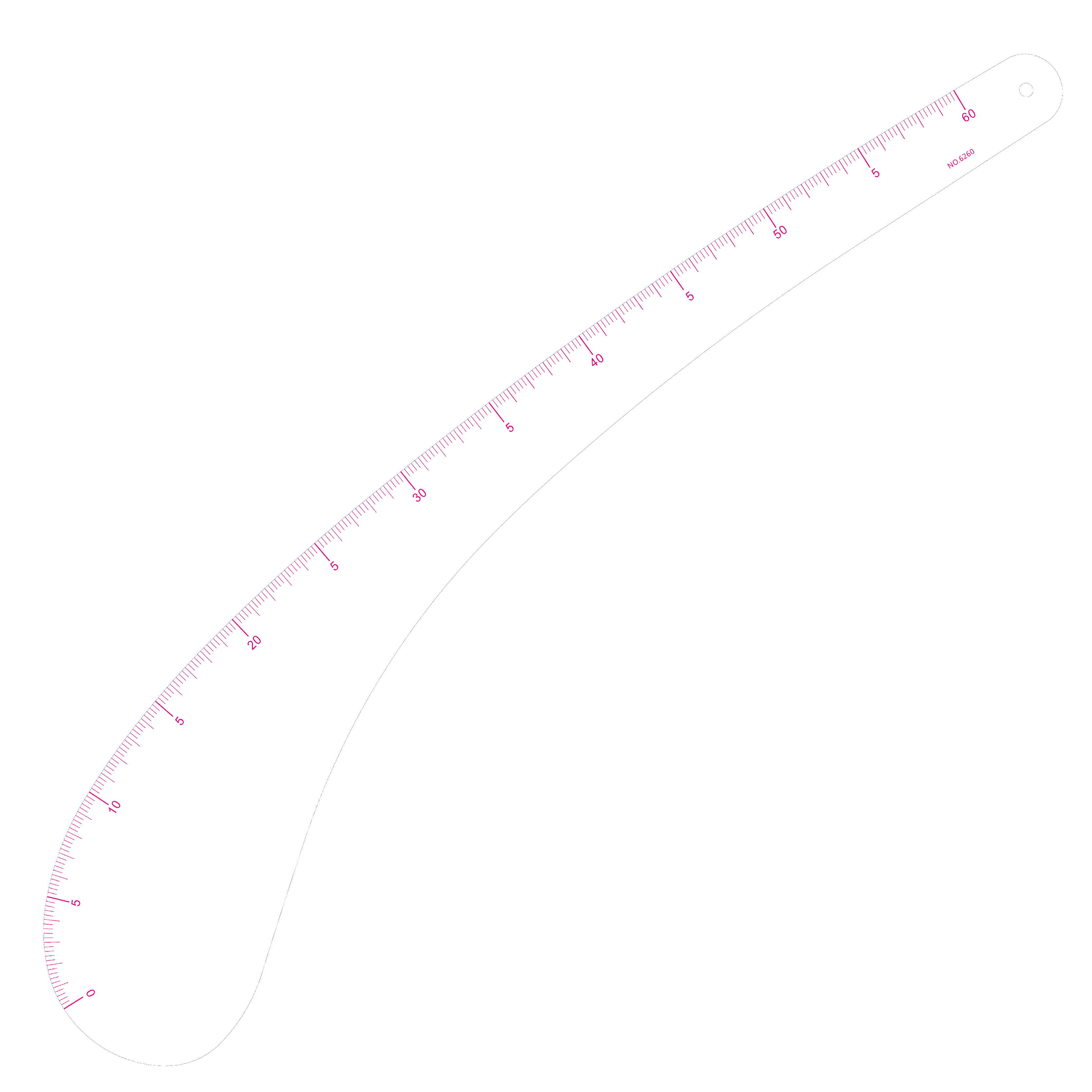 VARY FORM CURVE RULER, QR-6260 - Meta Precision Industry Co., Ltd.