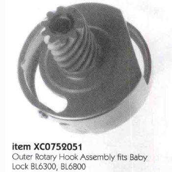ROTARY HOOK FOR HOUSEHOLD SEWING MACHINE, XC0752051 - Meta Precision ...